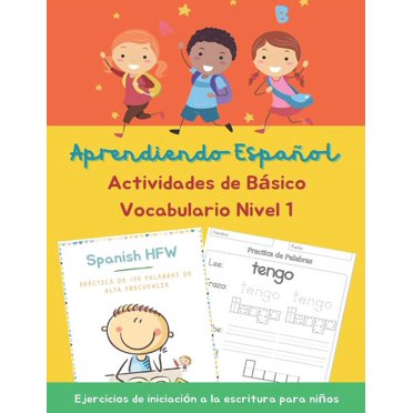 Spanish Workbook For Kids : Learn Spanish Words for Colors, Shapes, and ...