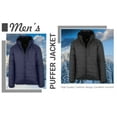 Mens Sherpa-Lined Hooded Puffer Jacket (Sizes, S to 2XL) - Walmart.com