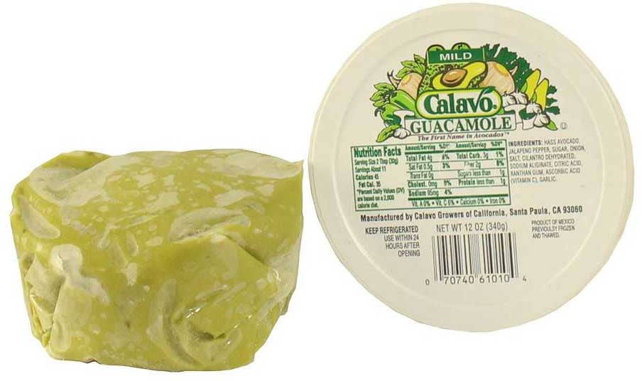 Calavo Mild Guacamole, 12 Ounce - 6 per case. - Walmart.com
