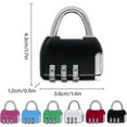 Small Lock for Secure Travel Quality Scratch Resistant Luggage Lock for ...