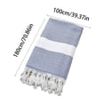 1 Pack Turkish Beach Towel - 71x39" Quick Dry Sand Free Cotton Striped ...