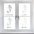 6Pcs Large Rainbow Window Clings Window Decals Static Non Adhesive ...