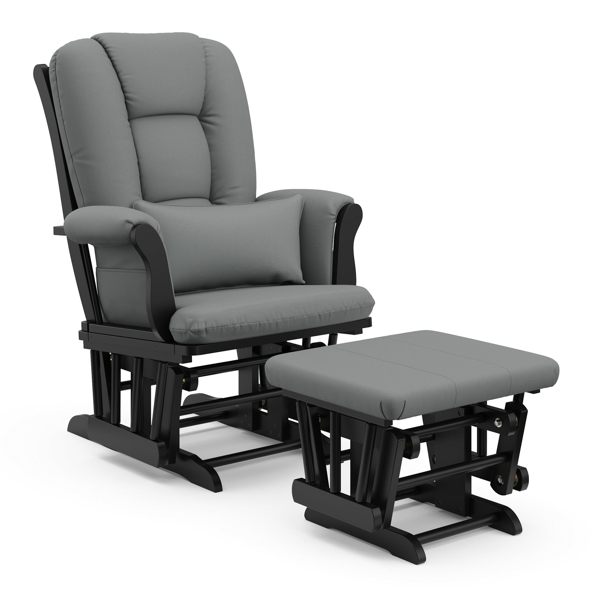 Click here for Storkcraft Tuscany Glider And Ottoman  Black With... prices