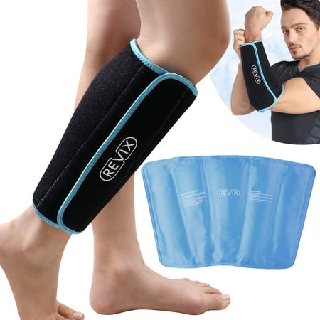 IGUOHAO Calf and Shin Gel Ice Packs for Injuries Reusable Leg Cold Pack ...