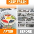 12" L-2pcs (White) Food Storage Divided Serving Tray - Walmart.com