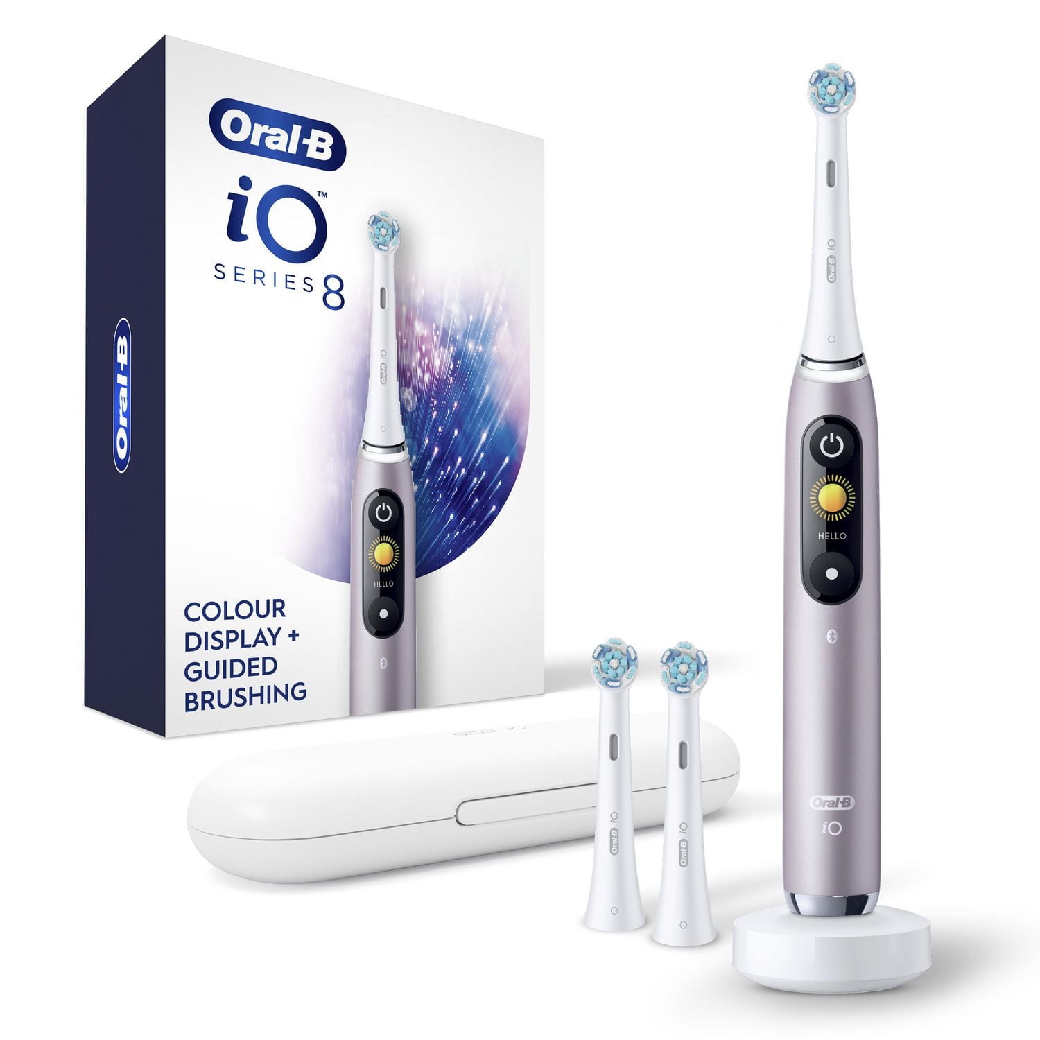 Oral-B iO Series 8 Electric Toothbrush, Rose Quartz - Walmart.ca