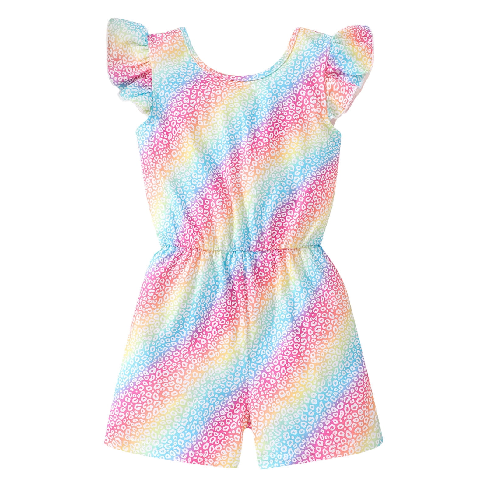 Click here for Gdreda Girls Wide Leg One Piece Romper Ruffle Slee... prices