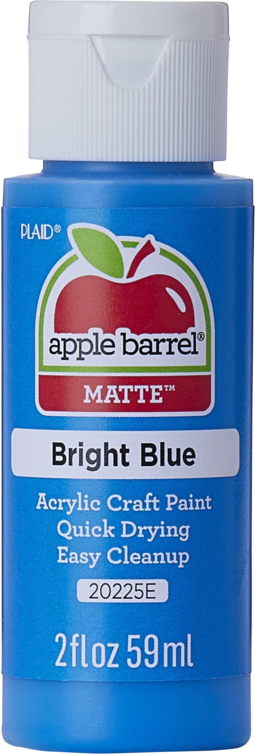 Apple Barrel Acrylic Craft Paint, Matte Finish, Bright Blue, 2 fl oz ...