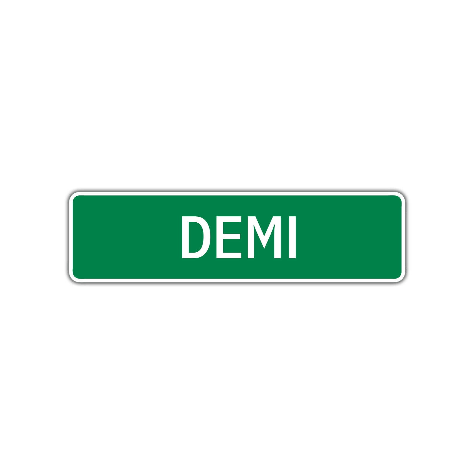Demi Girls Children Name Letter Printed Label Indoor Outdoor Unique ...