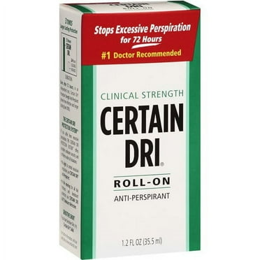 Certain Dri Clinical Strength Antiperspirant Roll-On 1.2 Oz - Extra ...