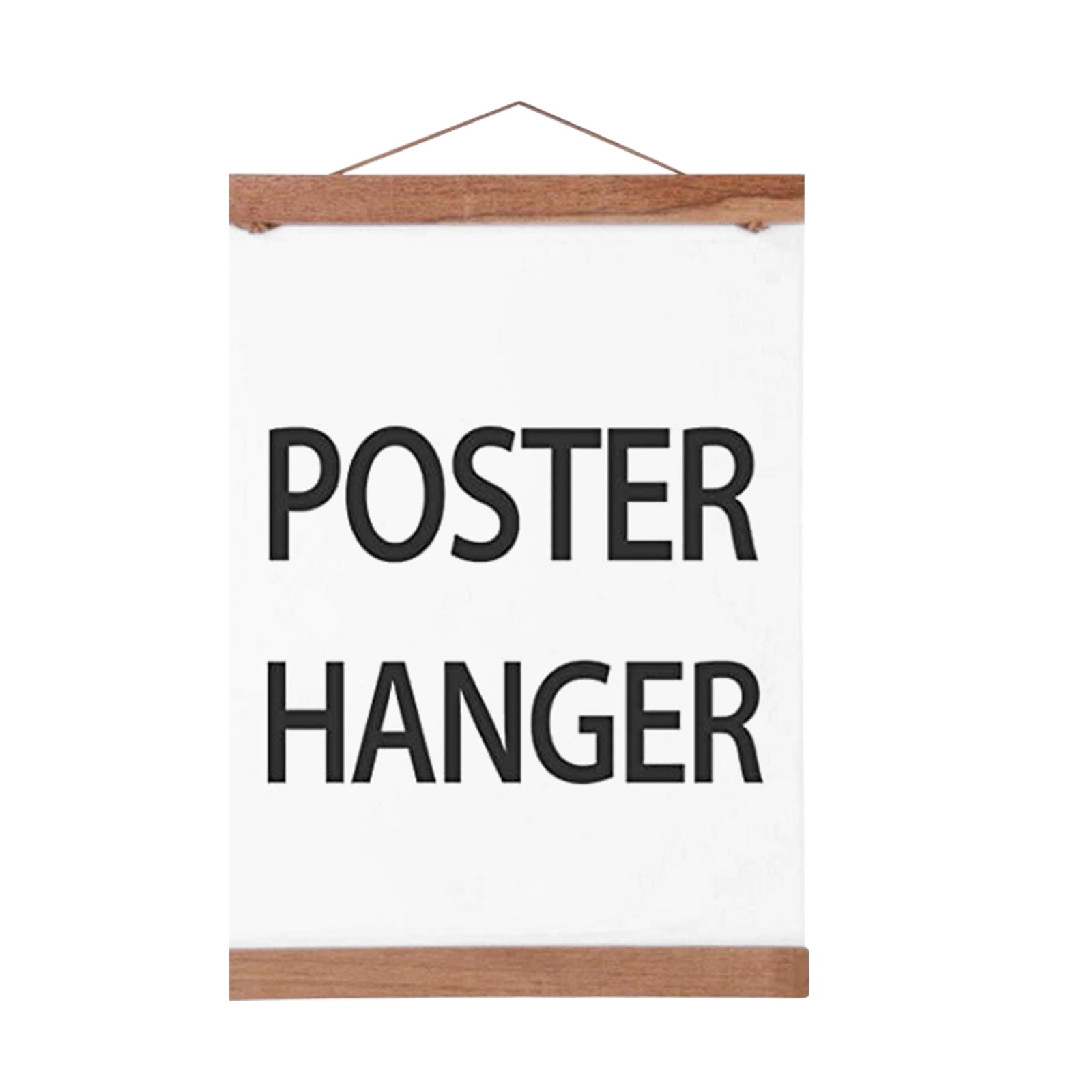 Wobythan 21cm Magnetic Poster Hanger Wooden Poster Frames Painting ...