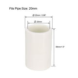 20mm Straight Pipe Fitting Coupling Adapters Connector 5Pcs - Walmart.com