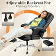Homall Angle Height Adjustable Office Chair Reclining Computer Chair ...