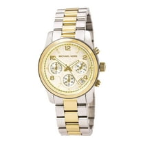 Michael Kors Women's Ritz Rose Gold-Tone Chronograph Watch MK6307 ...