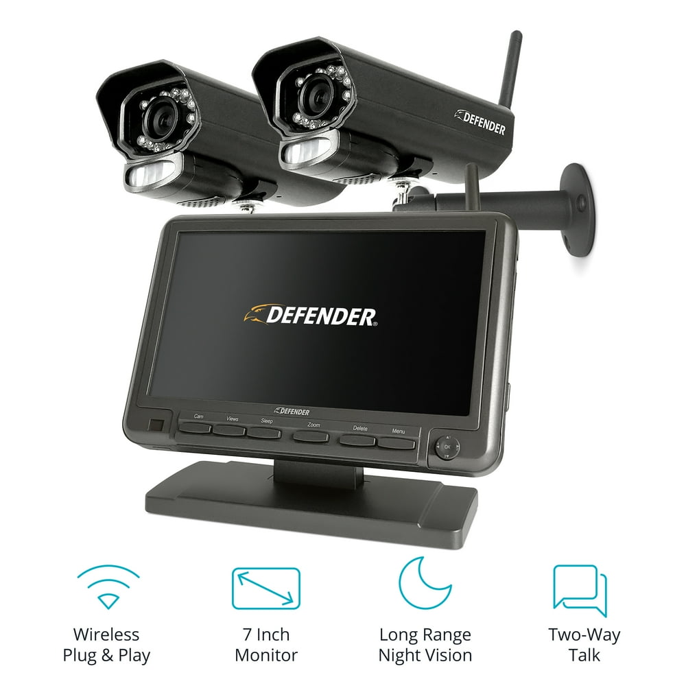 Defender PhoenixM2 Digital Wireless 7" Monitor DVR Security ...