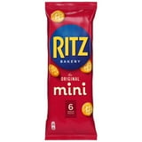 RITZ Mini Ritz Crackers 6 Pack 150G Snack Biscuits - Walmart.com