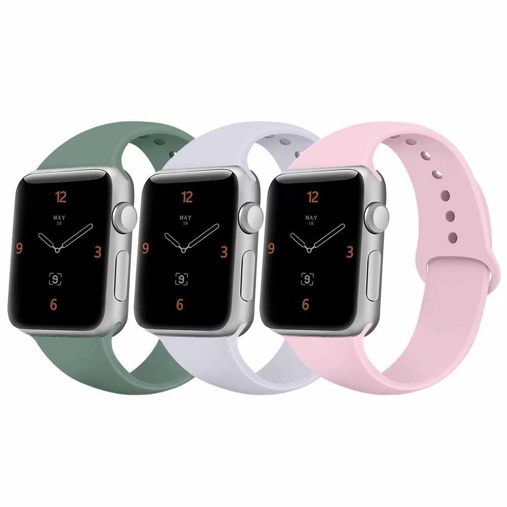 adepoy Compatible with Apple Watch Band 38mm 40mm 42mm 44mm, Soft ... adepoy Compatible with Apple Watch Band 38mm 40mm 42mm 44mm, Soft ...