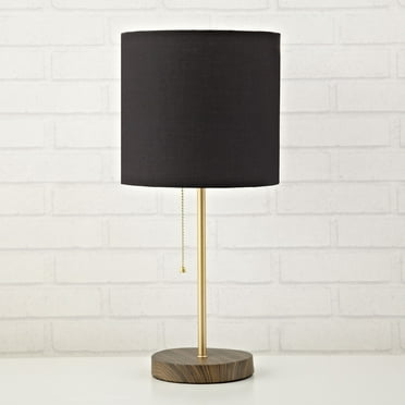 Mainstays Stick Table Lamp with Shade, CFL Bulb Included - Walmart.com