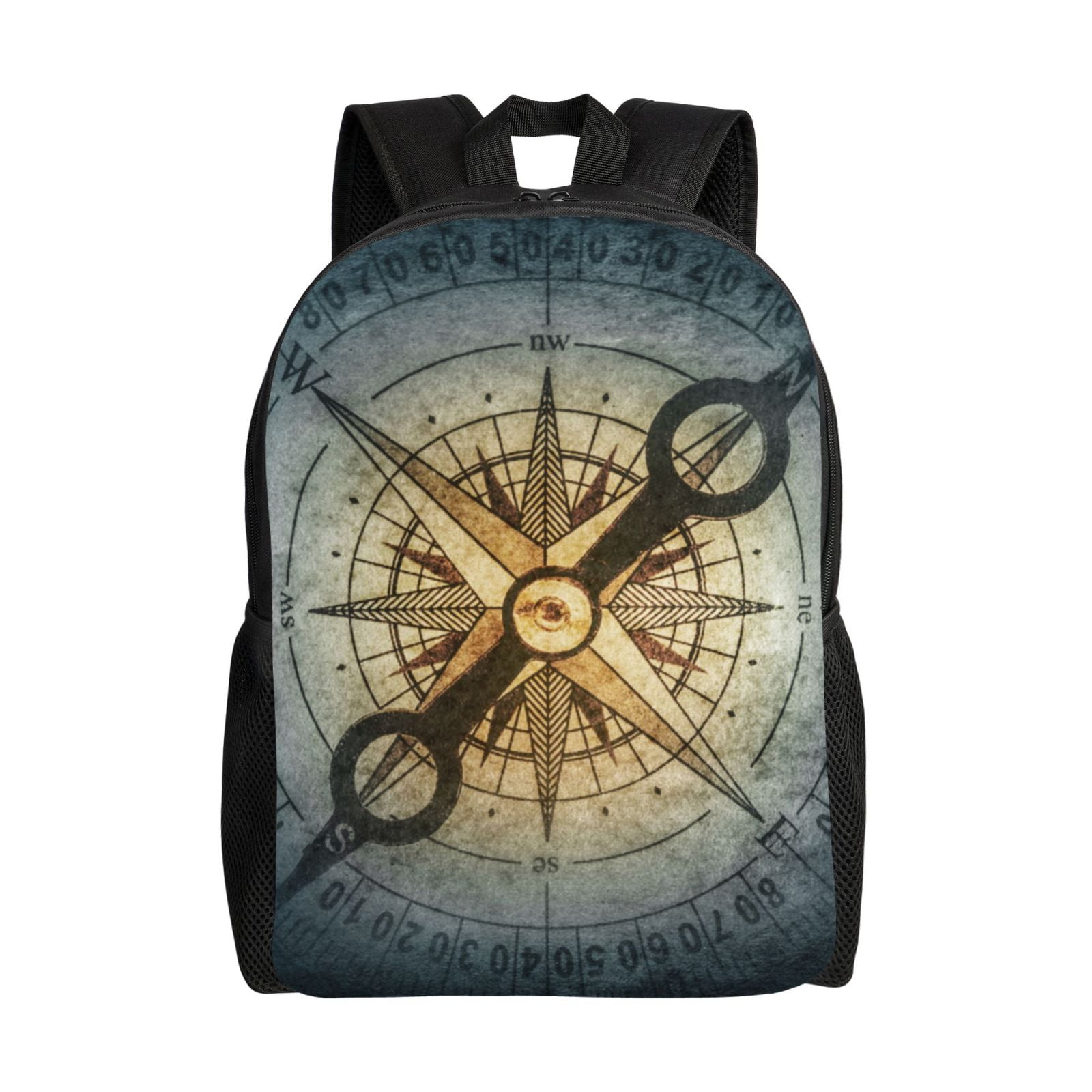 Disketp Vintage Compass Mochila Unisex de Apertura Lateral Completa ...