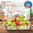 Stock Your Home 2395 Plastic Take Out Tray, Clear (25 Pack) - Walmart.com