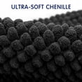 Bathroom Rugs Chenille Bath Rug Soft Short Plush Mat Shower Water ...