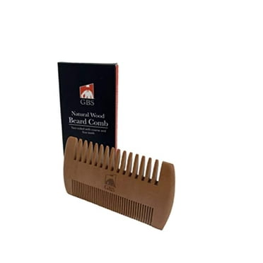 GBS Grooming Portable Pocket Sized 18 Fined Toothed Beard Comb Groom ...
