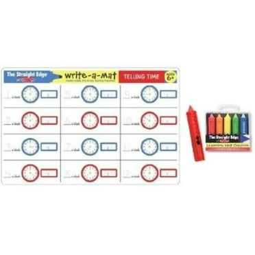 Melissa & Doug Basic Skills Placemat Set - Phonics, Handwriting, and ...