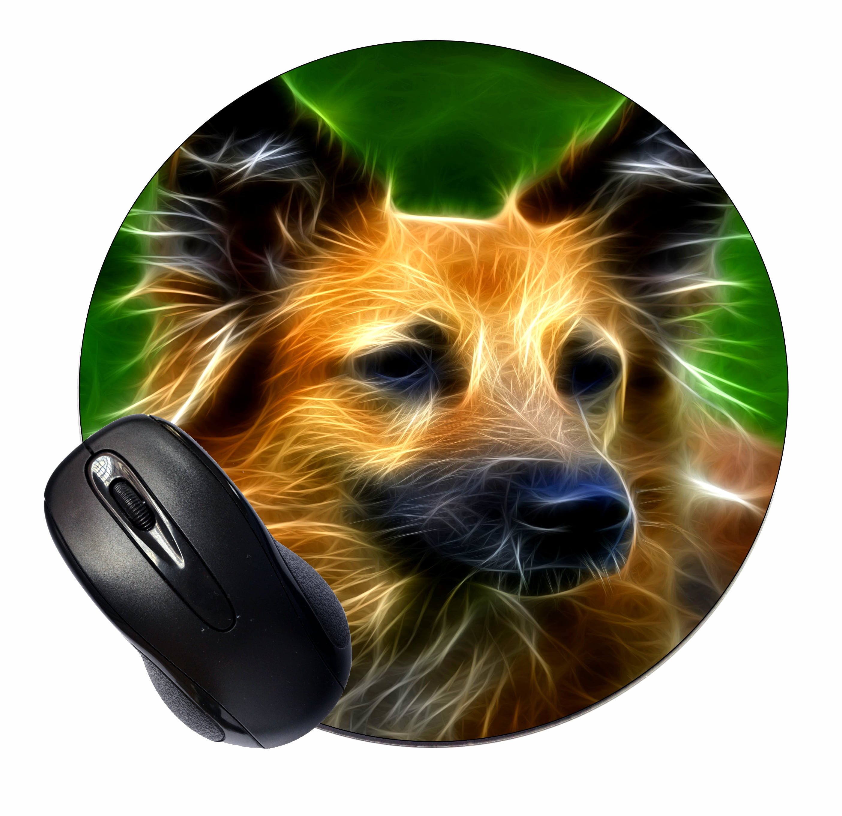 Mouse Mat Pad Mousepad Cute Desk Round Circle Mousemat Design German ...