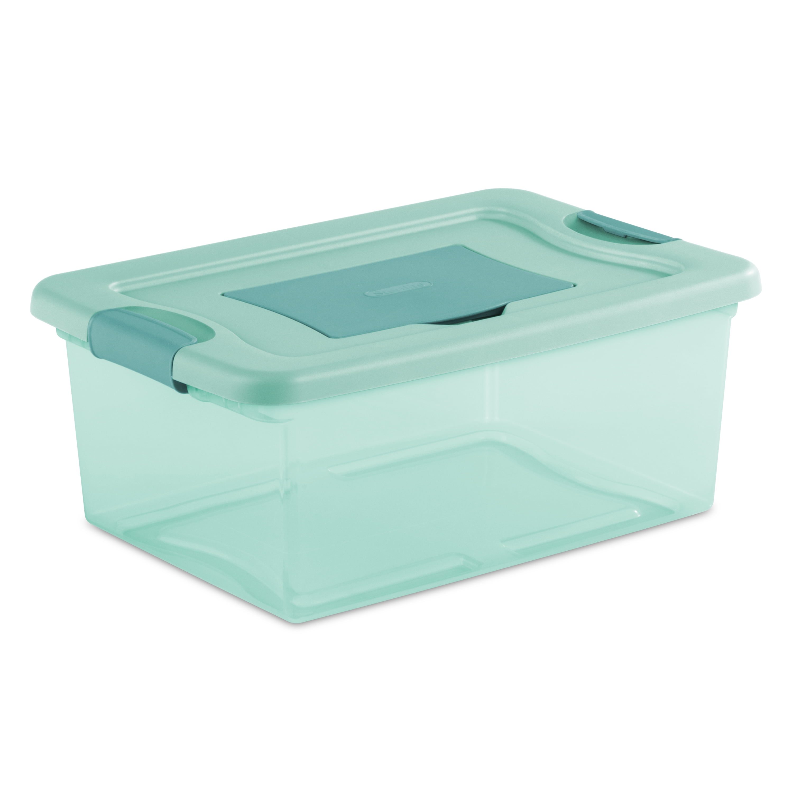 Sterilite 15 Quart Sterilite Qt Box Storage Latching Bins Clear ...