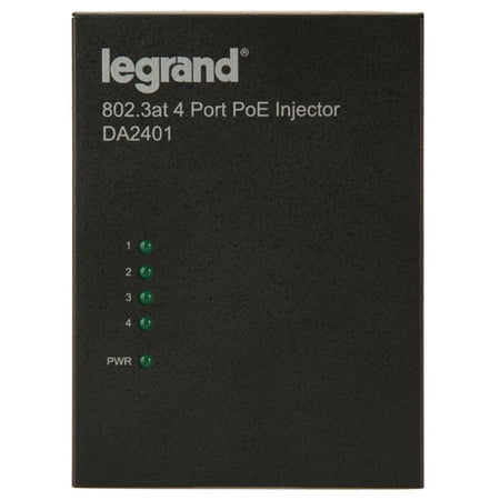 Legrand - On-Q DA2401 High Performance Power Over Ethernet Injector ...