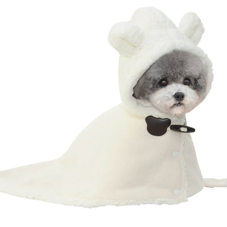 Essen Pet Cloak Solid Color Pet Cosplay Skin Friendly Pet Dogs Cats ...