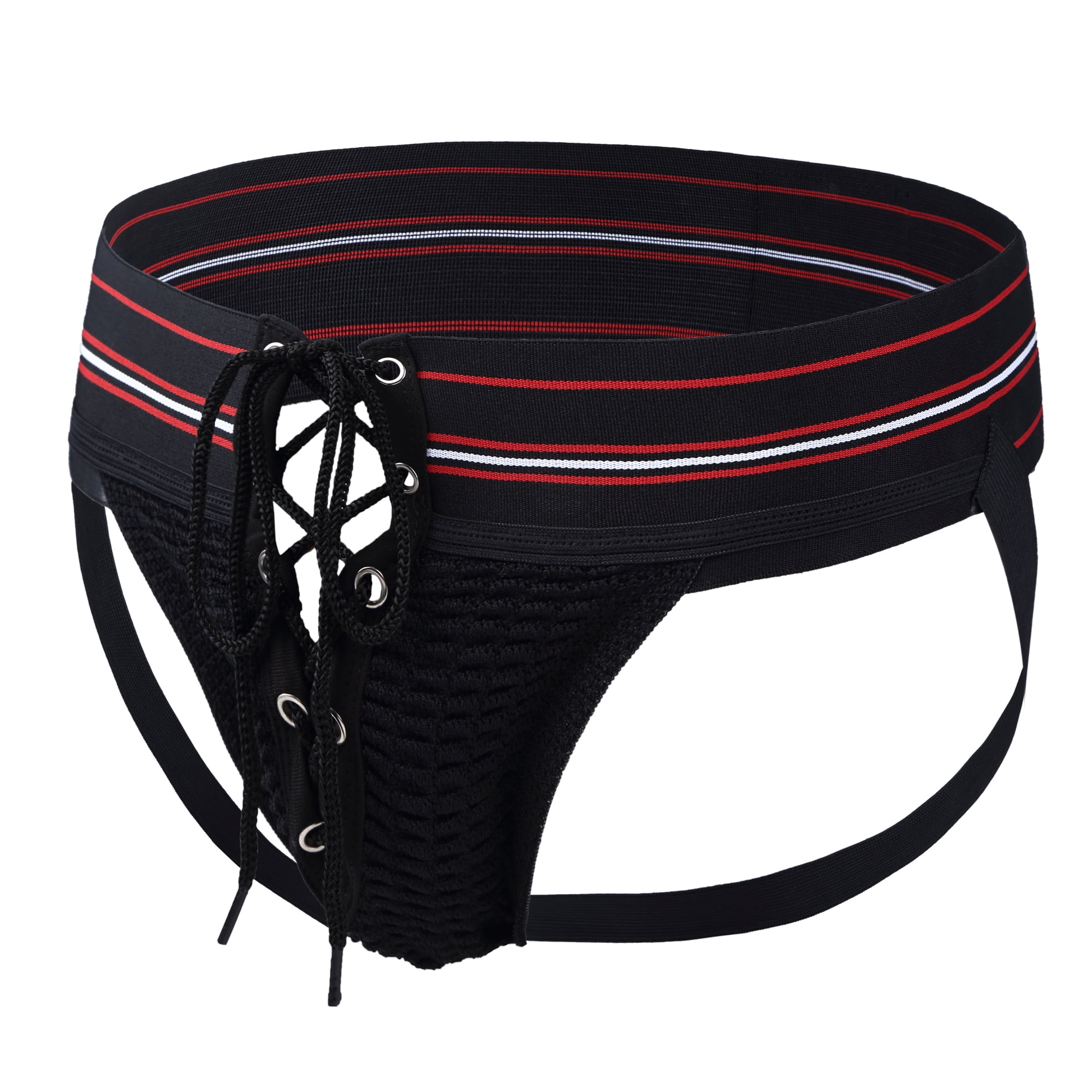 Mizok Mens Jockstraps Underwear Athletic Supporter Sexy Jock Strap