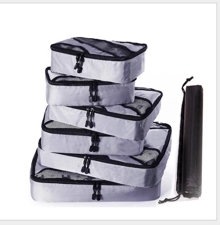 7 Piece Packing Cube Set Travel Organizer Suitcase Organizer Garment ...