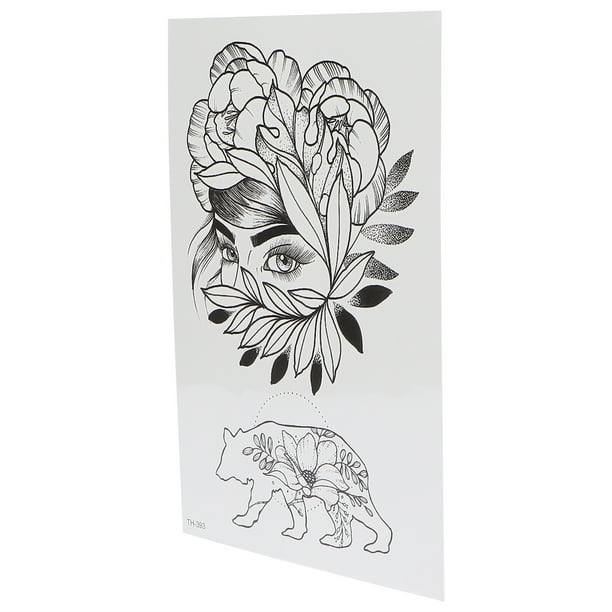 Waterproof Fake Tattoos,Temporary Tattoos Women Waterproof Temporary ...