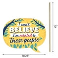 Big Dot of Happiness Funny Colorful Family Reunion Photo Props, 10 ...