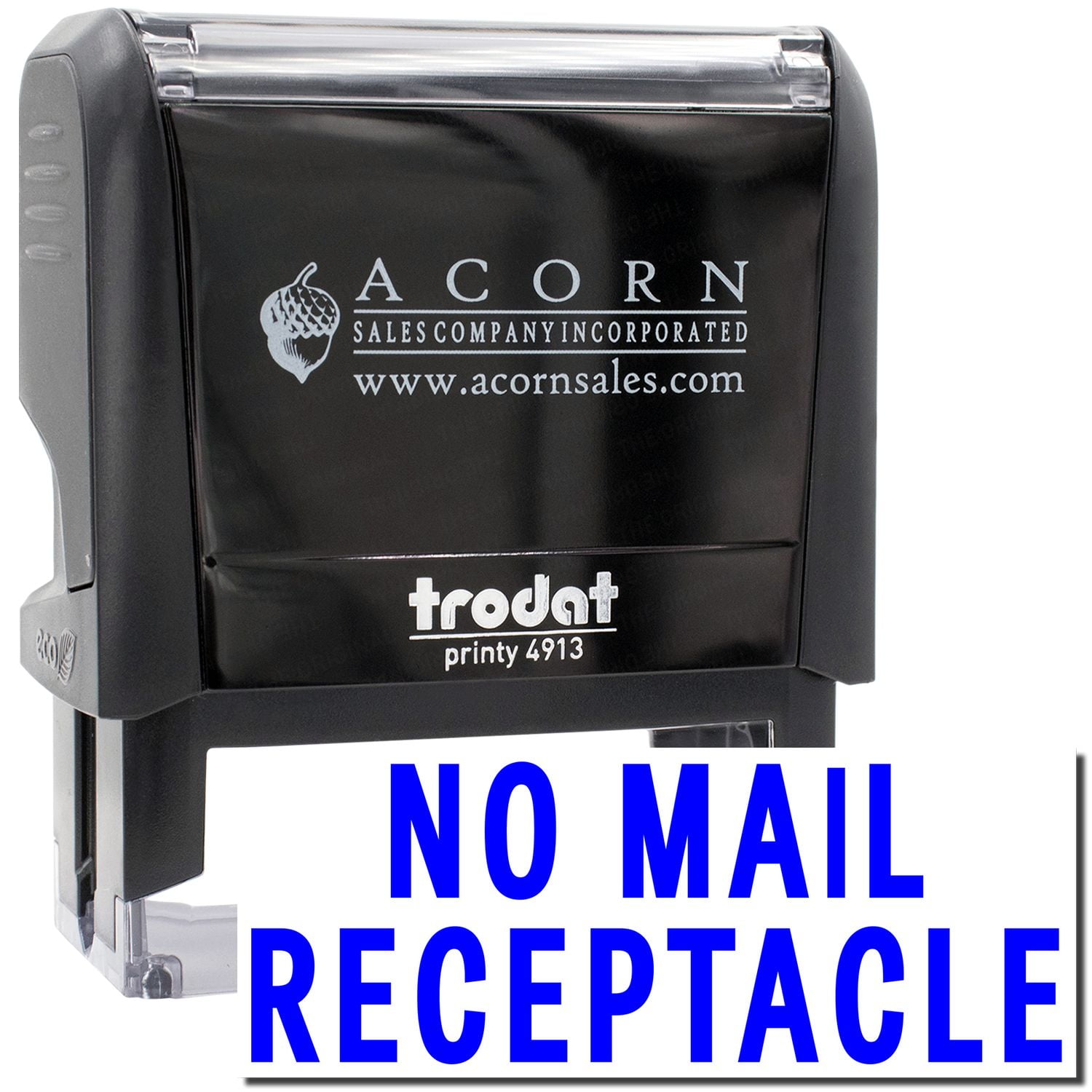 Large Self-Inking No Mail Receptacle Stamp, Trodat Printy 4913, Press ...