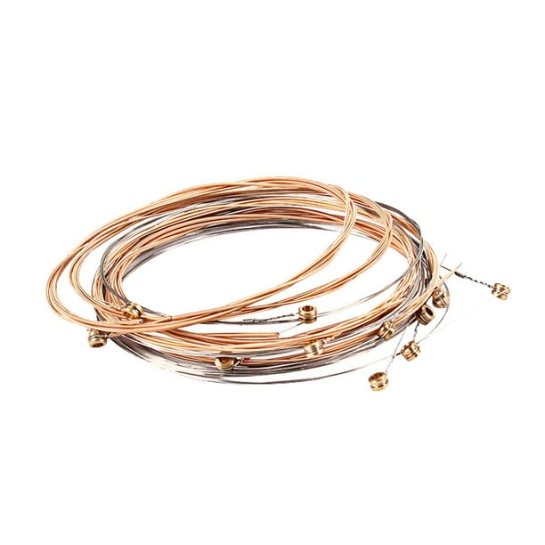 Set of 12 DIY Stainless Steel Acoustic Folk Guitar Replacement Strings ...