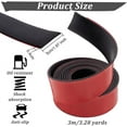3m/3.3 Yards Black Adhesive Rubber Strips 2 Inch Wide Neoprene Rubber ...