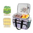 Delicate Lavender Color Flowers Portable Cooler Lunch Box Reusable ...
