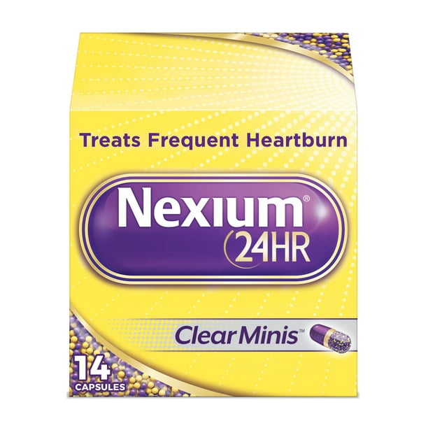 Nexium Clearminis 24HR Acid Reducer Capsules With Esomeprazole ...
