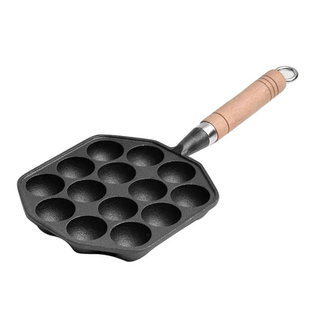 Cast Iron Takoyaki Pan,14 Holes Takoyaki Pan Molds Takoyaki Maker ...