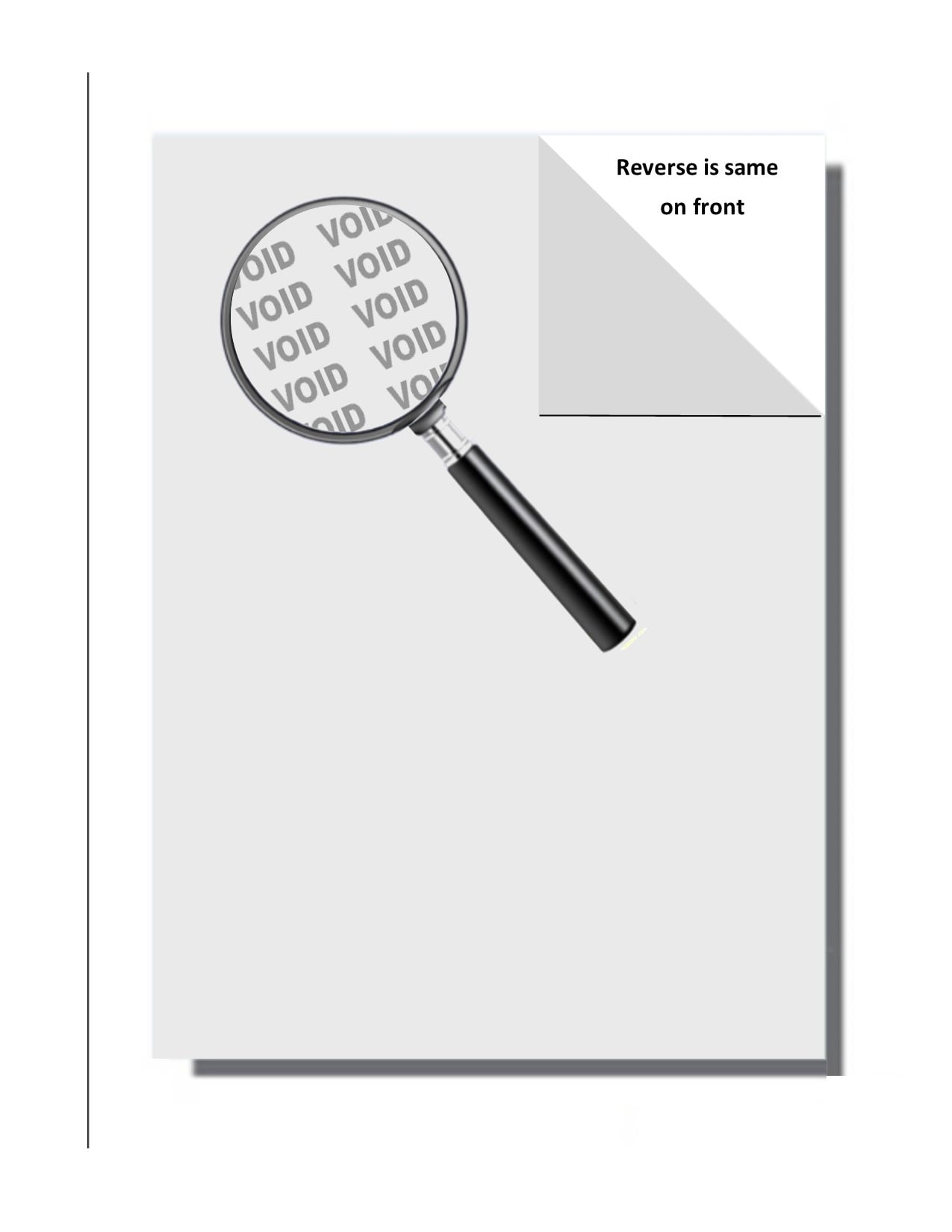 Laser Print Non-Prescrptn Security Paper, Off-White 8.5" x 11" - 500 ...