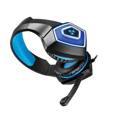 3.5mm Wired Gaming Headphone RGB LED Light Earphone stereo wired gaming ...