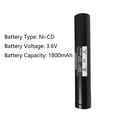 75175 3.6V 1800mAh Battery for Streamlight Stinger 75375 LED HP XT DS ...