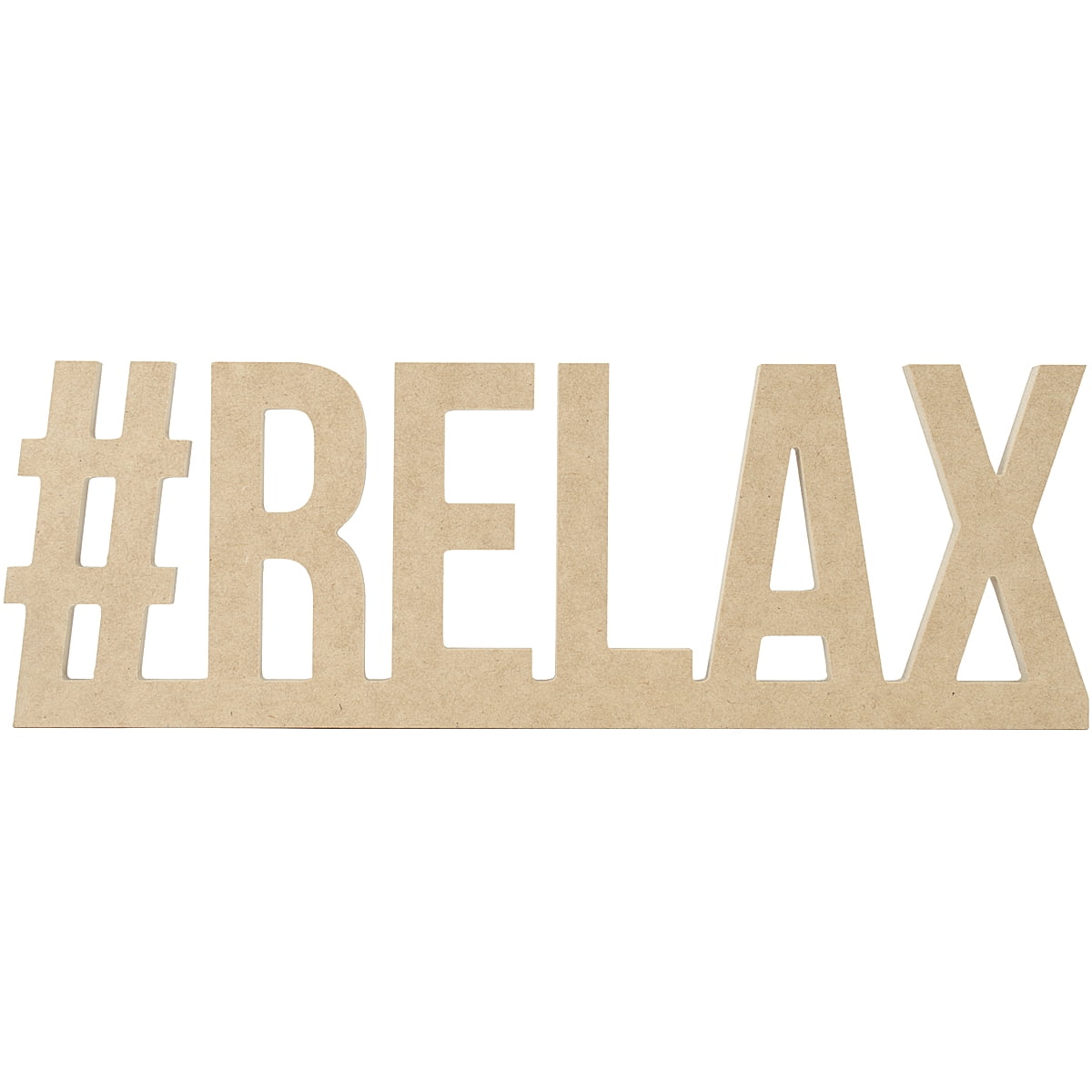 Beyond The Page MDF #RELAX Wall Word-16.25"X5.5"X.5" | Walmart Canada