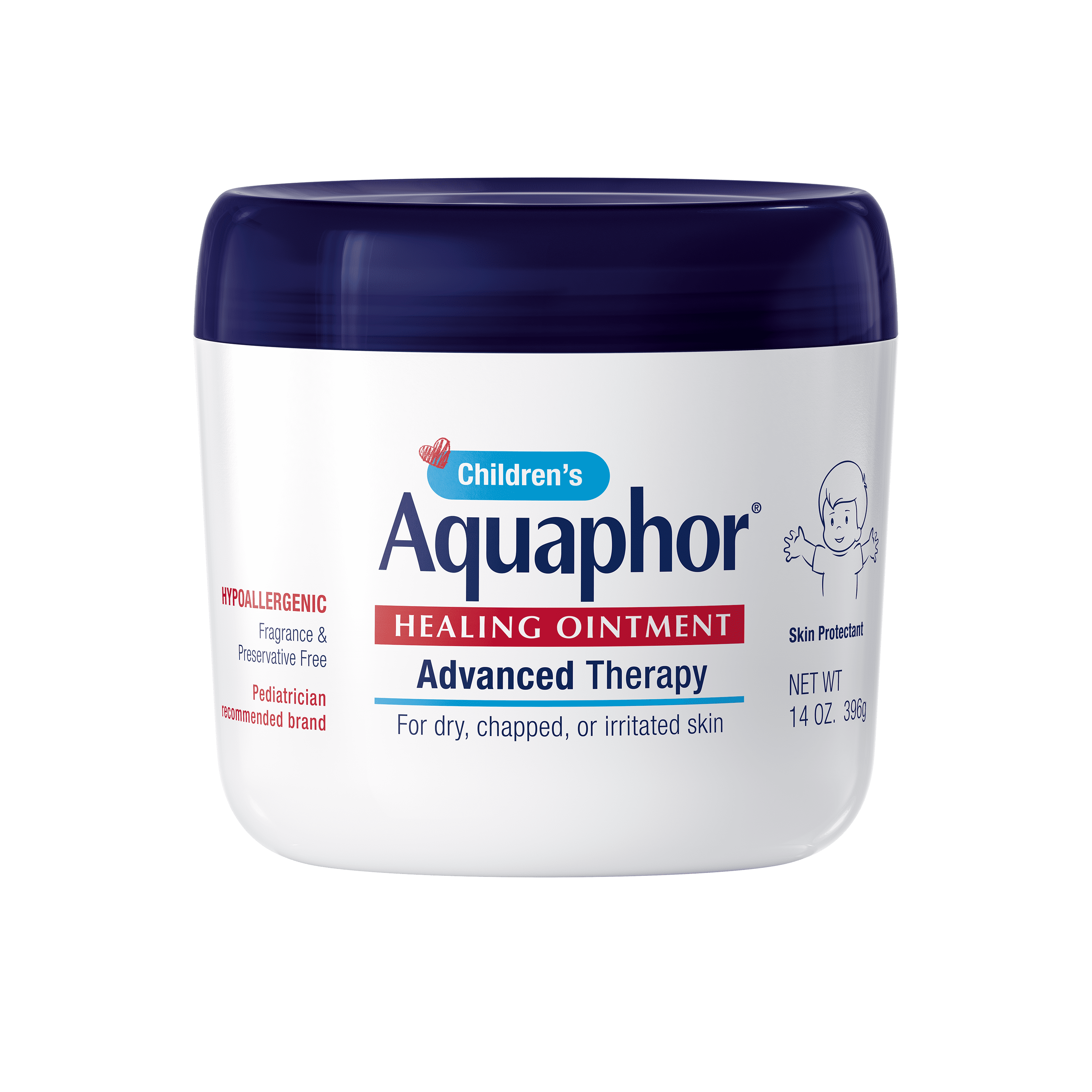 Aquaphor Children's Healing Ointment, Skin Protectant, 14oz Jar ...