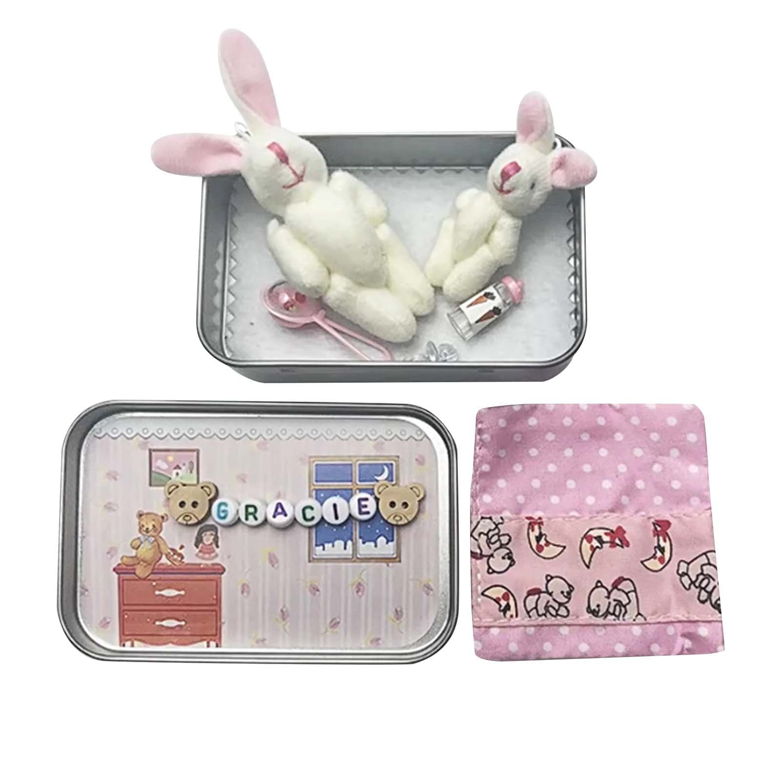 Click here for Cjiawei Bunny Tiny Pocket Tin Trendy Plushie For C... prices