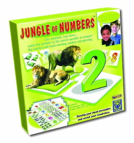 Learning Advantage - Jungle Count Math Matching Game Learning Advantage ...