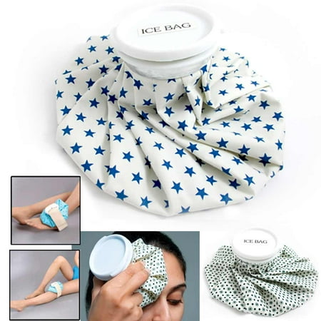 Reusable Ice Bag Pack 9 Inch Cold Therapy English Ice Cap Design First ...