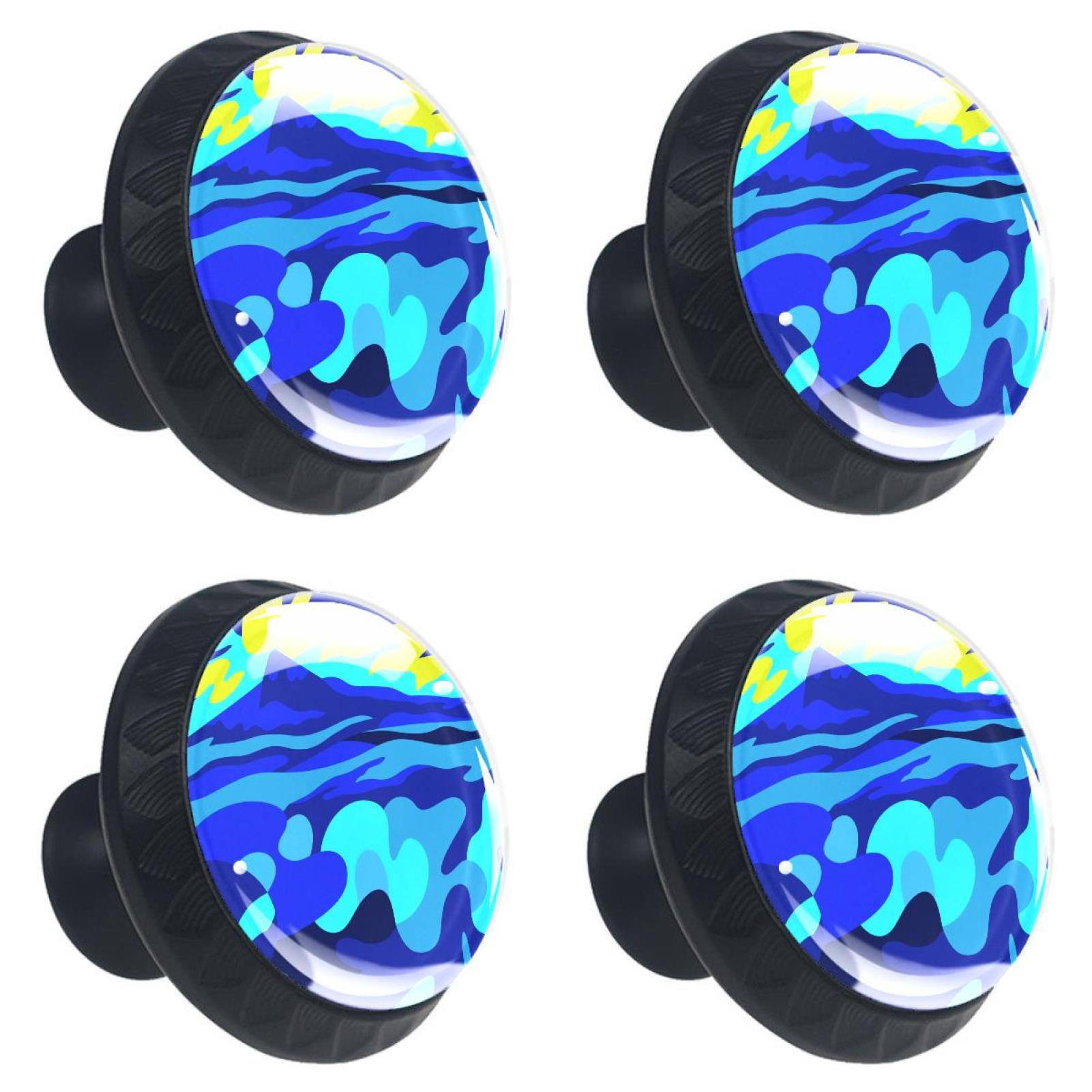 4 Pcs Beach Knobs for Kitchen Cabinet Cupboard Dresser Bookcase Drawer ...